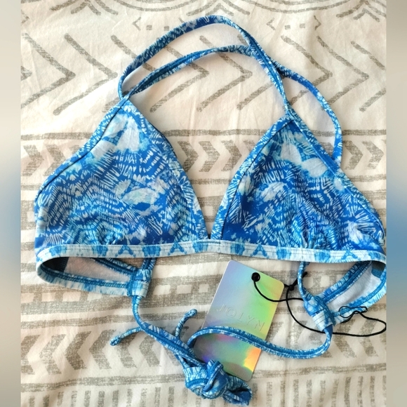 Jolyn Clothing | Swim | Jolyn Triangle Bikini Top Wanderlust | Poshmark